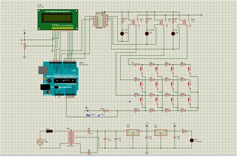 Arduino Based Underground Cable Fault Distance Locator Tag Image Arduino Projects Circuit