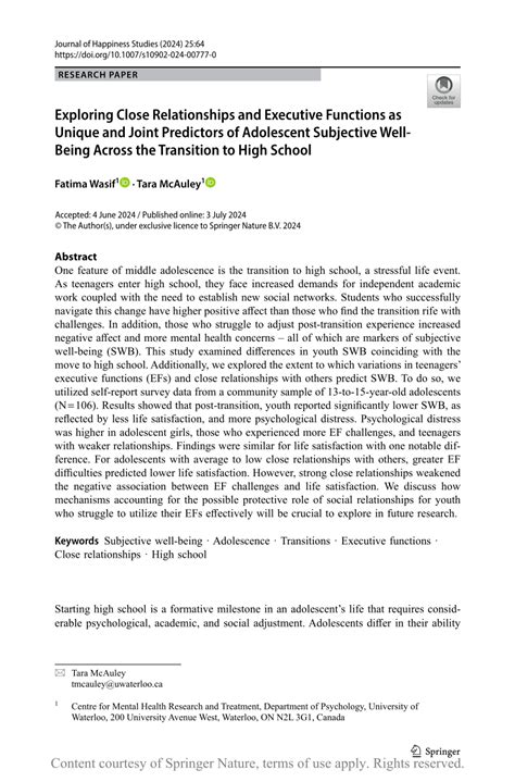 Exploring Close Relationships And Executive Functions As Unique And Joint Predictors Of