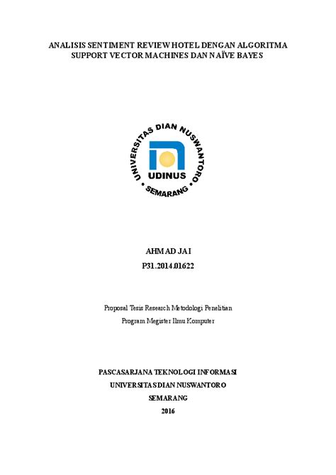 Doc Analisis Sentiment Review Hotel Dengan Algoritma Support Vector Machines Dan NaÏve Bayes
