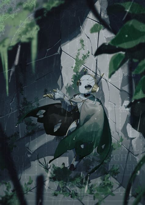 Iterator Rain World Original Rain World Highres Cloak Corvus Noctis Crack Cracked Wall