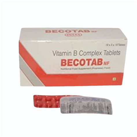 Becotab Vitamin B Complex Tablets At ₹ 78box Vitamin B Complex