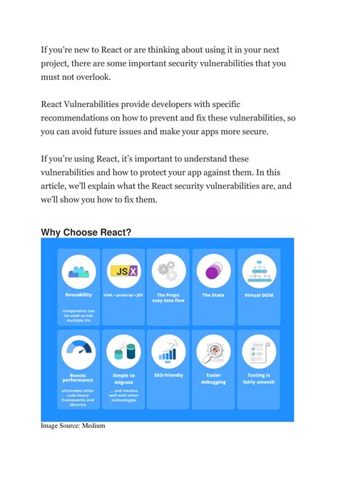Ppt React Security Vulnerabilities Powerpoint Presentation Free