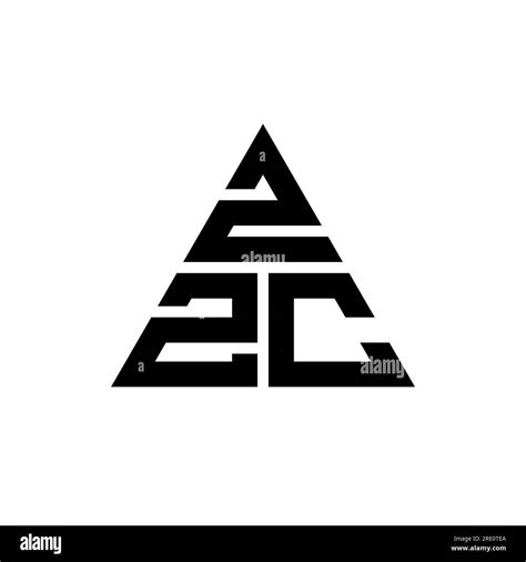 ZZC Triangle Letter Logo Design With Triangle Shape ZZC Triangle Logo Design Monogram ZZC