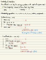 Efficient Algorithms: Analyzing Time Complexity and Space Usage | Course Hero