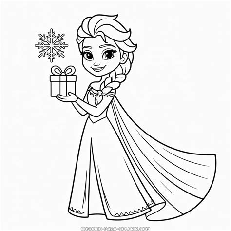 Desenhos De Elsa Para Colorir Desenho Para Colorir