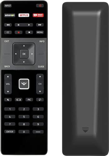 Xrt122 Replace Remote Control Fit For Vizio Tv D24 D1 Black 122 A Style