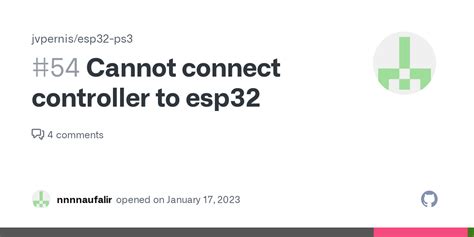 Cannot Connect Controller To Esp32 · Issue 54 · Jvpernis Esp32 Ps3 · Github