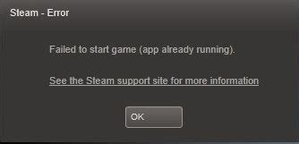 How To Fix Failed To Start Game App Already Running Errors Steam Solo