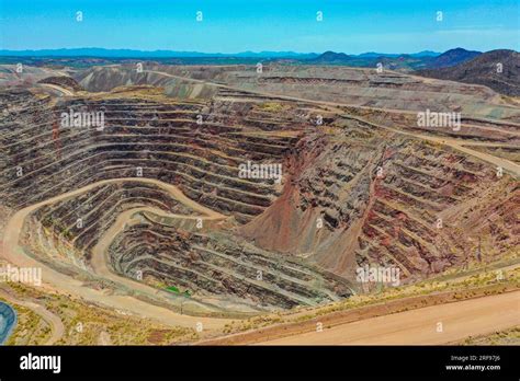 Areas Of Operations And Processes Of An Open Pit Mine In A Gold Mine In Sonora Mexico Mining