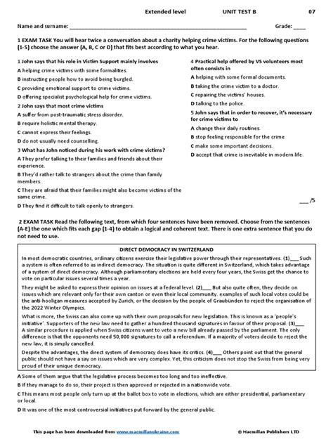 Unit Test 7b Extended Pdf Democracy Political Ideologies