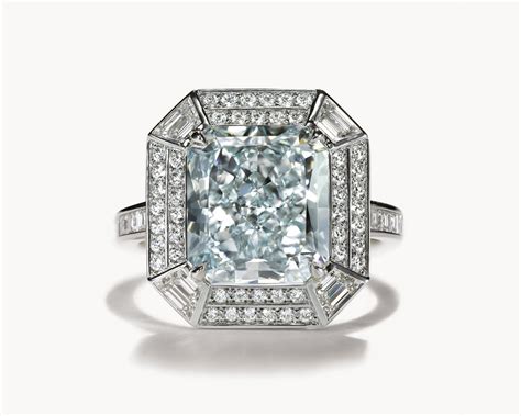 Blue Diamond Engagement Rings Tiffany