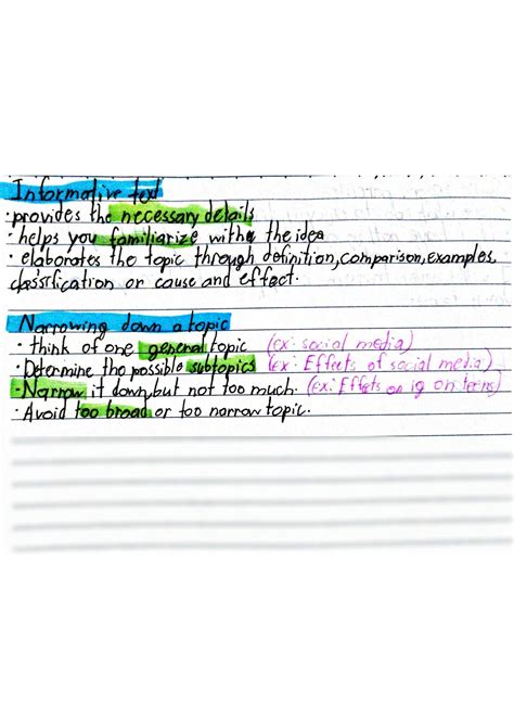 Solution What Is Informative Text And How To Develop It Class Notes Studypool