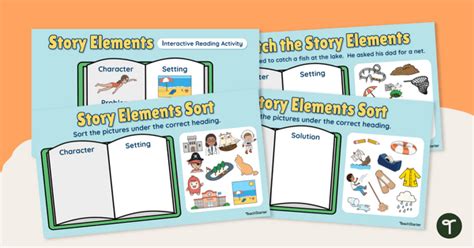 Google Slides Interactive Story Elements Activity Teach Starter
