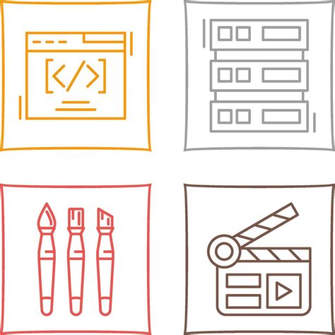 Web Coding ND Server Icon Vector Art At Vecteezy