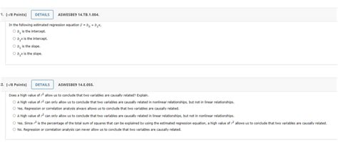 Solved Regression Analysis Was Applied Between Sales Data Chegg
