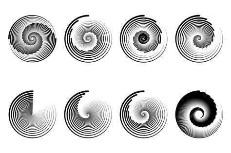 Premium Vector Concentric Random Circles With Dynamic Lines Vortex