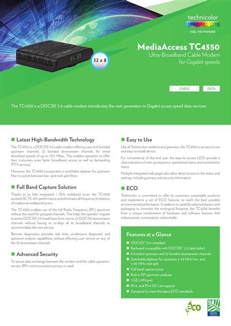 Spectrum Technicolor Modem Vserasafari