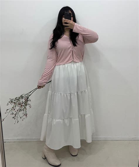 [66~110 러블리] 쉬폰 캉캉 롱 스커트 빅사이즈 66 77 88 에이블리