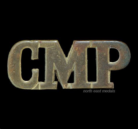 Corp Of Military Police ‘cmp Shoulder Title Badge British Badges And