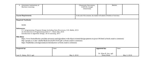 data structure syllabus pdf