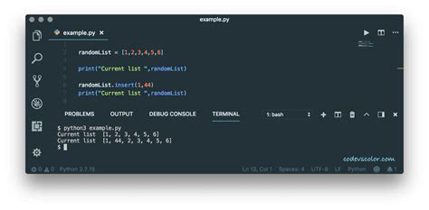 Python Add And Remove Elements From A List CodeVsColor