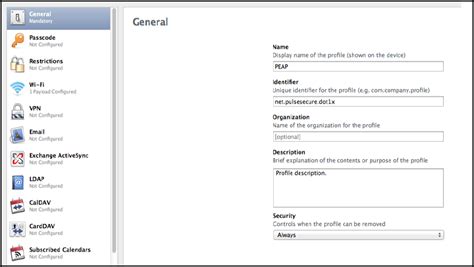 configuring native supplicant for 802 1x authentication