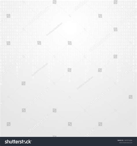 Falling Binary Code Background Digital Technology Stock Vector Royalty