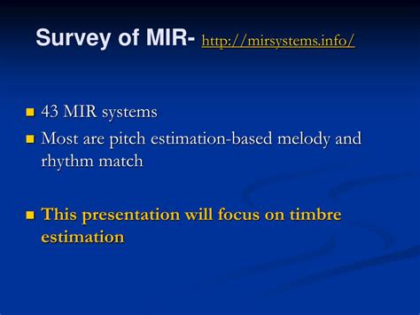 Ppt Polyphonic Music Information Retrieval Based On Multi Label Cascade Classification System