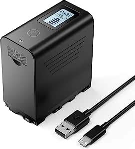 Powerextra NP-F970 Replacement Battery Super High Capacity 10050mAh ...