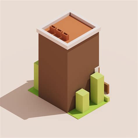 3d Italian Restaurant Voxel Model For 3d Print And Gaming Stl File