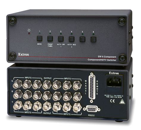 Sw 6 Component Switchers Extron