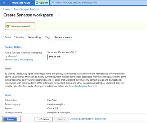 How To Create Azure Synapse Analytics Workspace