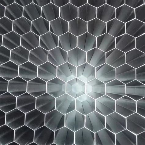 high accurate cell angularity square shape honeycomb laminar flow