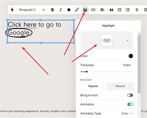 How To Change Link Circle Hover Effect Site Design Styles Squarespace Forum