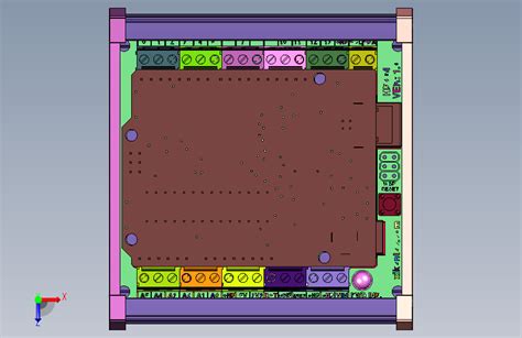 轨道安装arduino控制板盒子step 模型图纸下载 懒石网