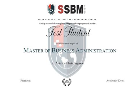 Online Mba In Artificial Intelligence Swiss School Of Business And Management Geneva