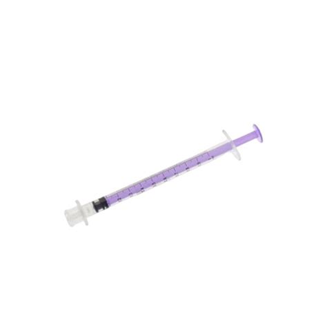 Enfit Enteral Syringe 1ml Low Dose Single Use Purple B100 Syringes