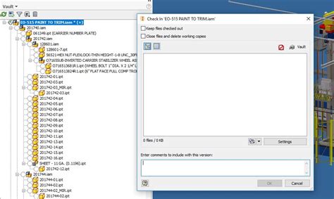 Solved Check In Dialog Empty Autodesk Community