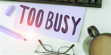 conceptual display too busy concept meaning no time to relax no idle