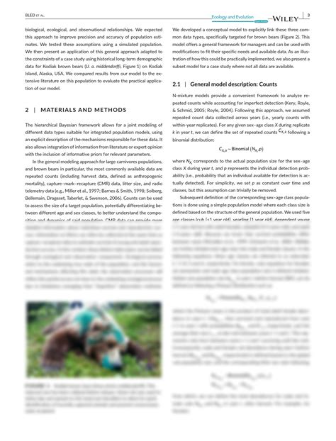 Solution Using Multiple Data Types And Integrated Population Models To