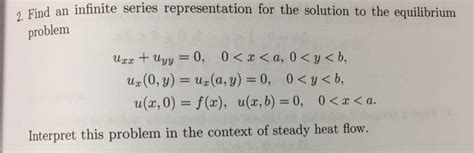 Solved Find An Infinite Series Representation For The