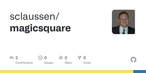 Github Sclaussenmagicsquare