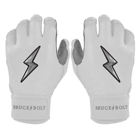 White Batting Gloves Bruce Bolt