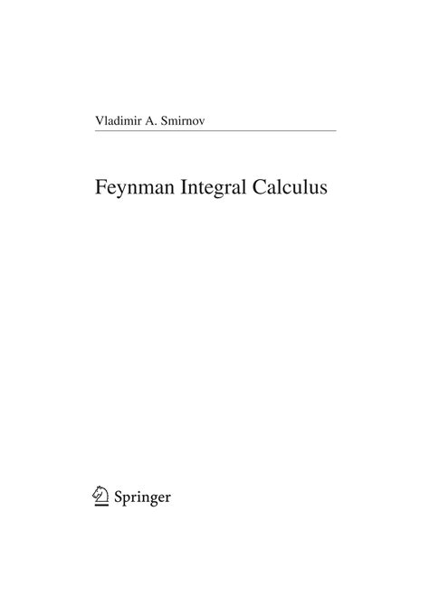 Solution Feynman Integral Calculus Studypool