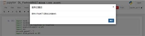 运行jupyter notebook显示ImportError cannot import name secure write 导致始终显示In 问题服务器挂掉 Someday