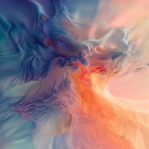 Algorithmic Generative Art Evolving In Realtime Premium Ai Generated