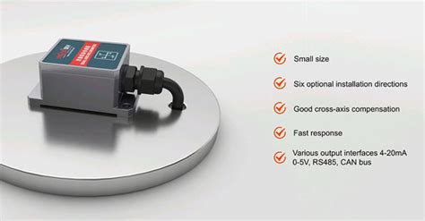 mini single dual axis inclinometer digital angle senosr rs232 rs485