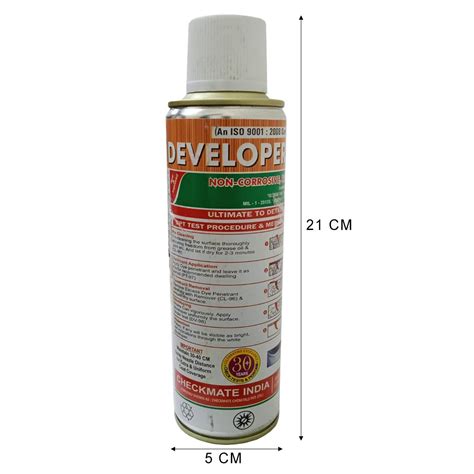 Dpt Test Kit Dye Penetrant Testing Kit For Crack Detection Implemental