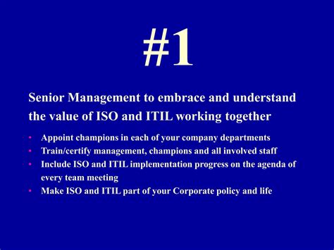 Iso And Itil Best Practices In It Services And Quality Management Ppt