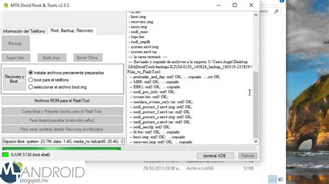 Crea Una BackUp De Tu Android Con MTKDroid YouTube